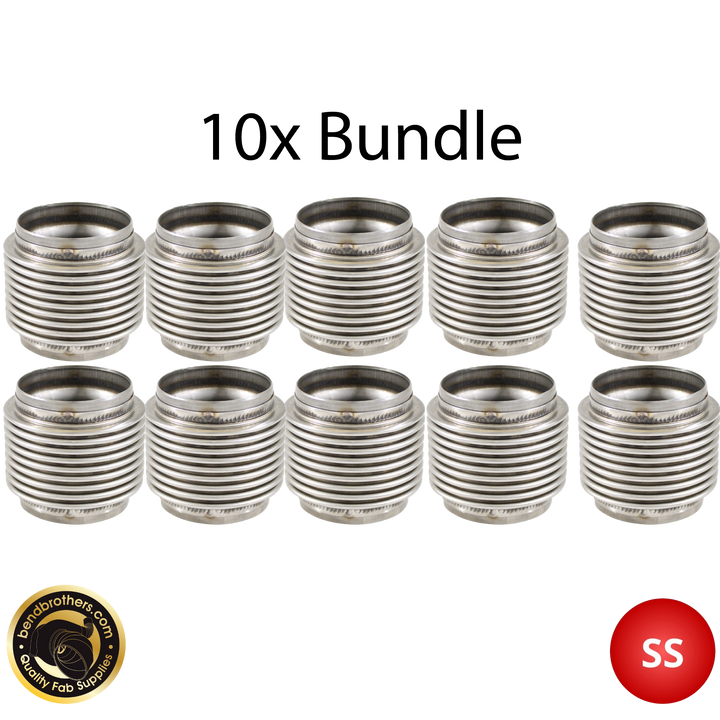 4" (101mm) - 304 Stainless Steel Exhaust Flex Bellow | Super Flow ...