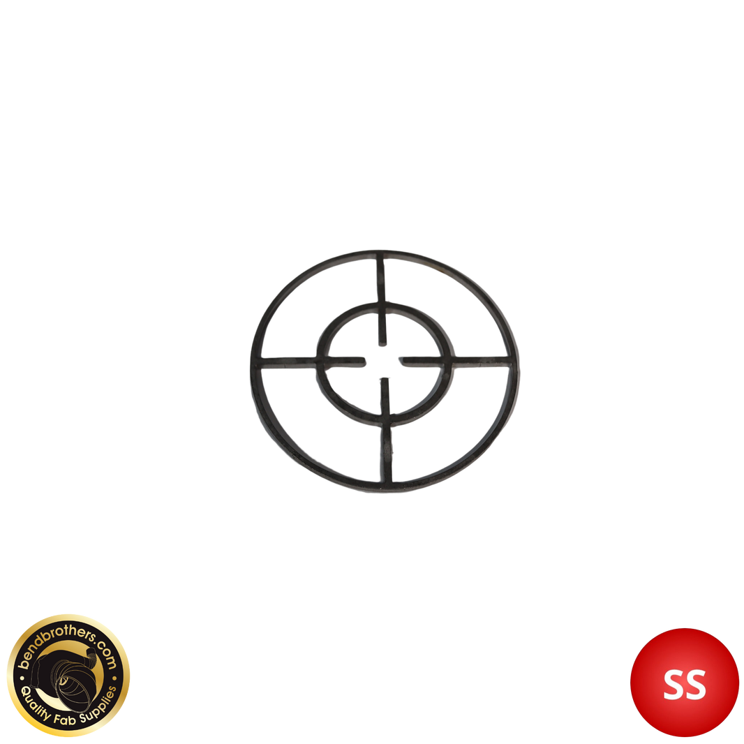 3.5" (85mm) Crosshair Snorkel End Cap - 304 Stainless Steel – Bend Brothers