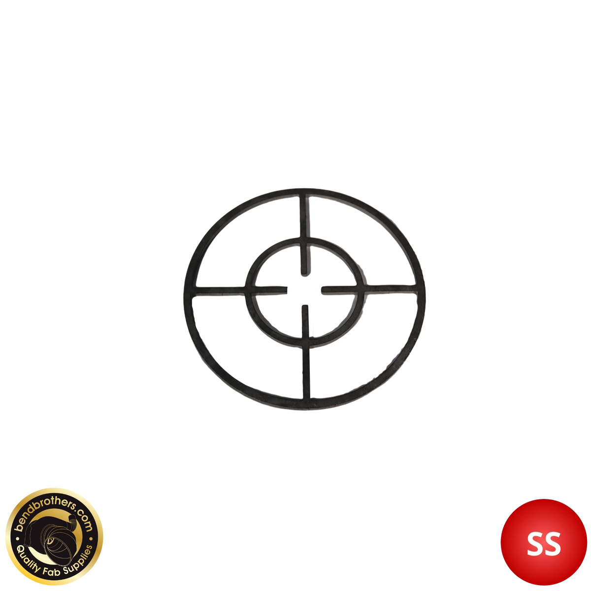 4" (98mm) Crosshair Snorkel End Cap - 304 Stainless Steel – Bend Brothers