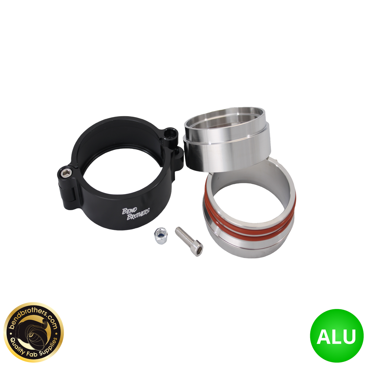 3.5" (89mm) Clamshell HD Intercooler Clamp Kit - Aluminium – Bend Brothers