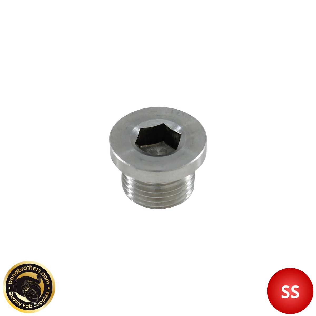 304 Stainless Steel O2 Sensor Bung Hex Socket Cap - Screw In – Bend ...