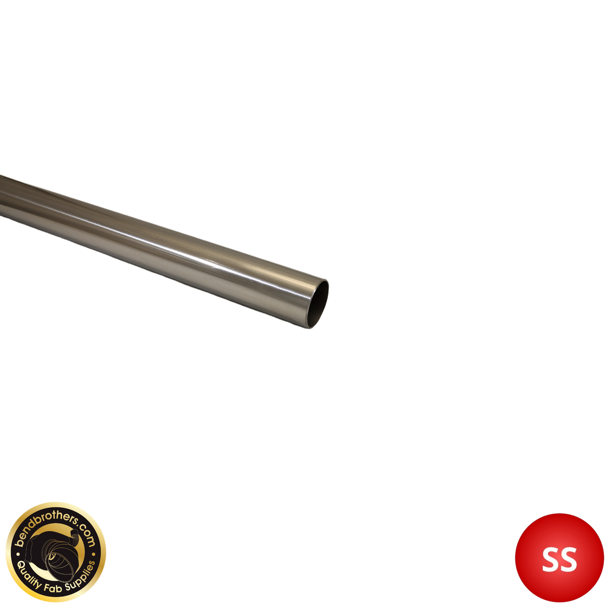 1.5" (38mm) 304 Stainless Steel Tube (Pipe) - 1 Meter Length - 1.6mm ...