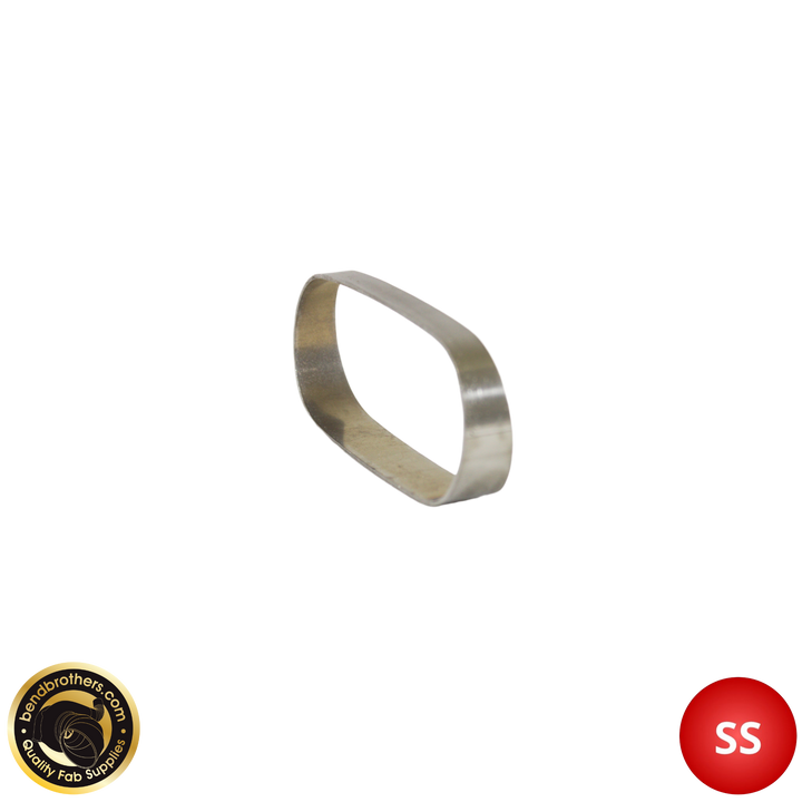 3" 304ss Vertical Oval Pie cut - 1D Tight Radius - 1.6mm Wall - 5pcs ...