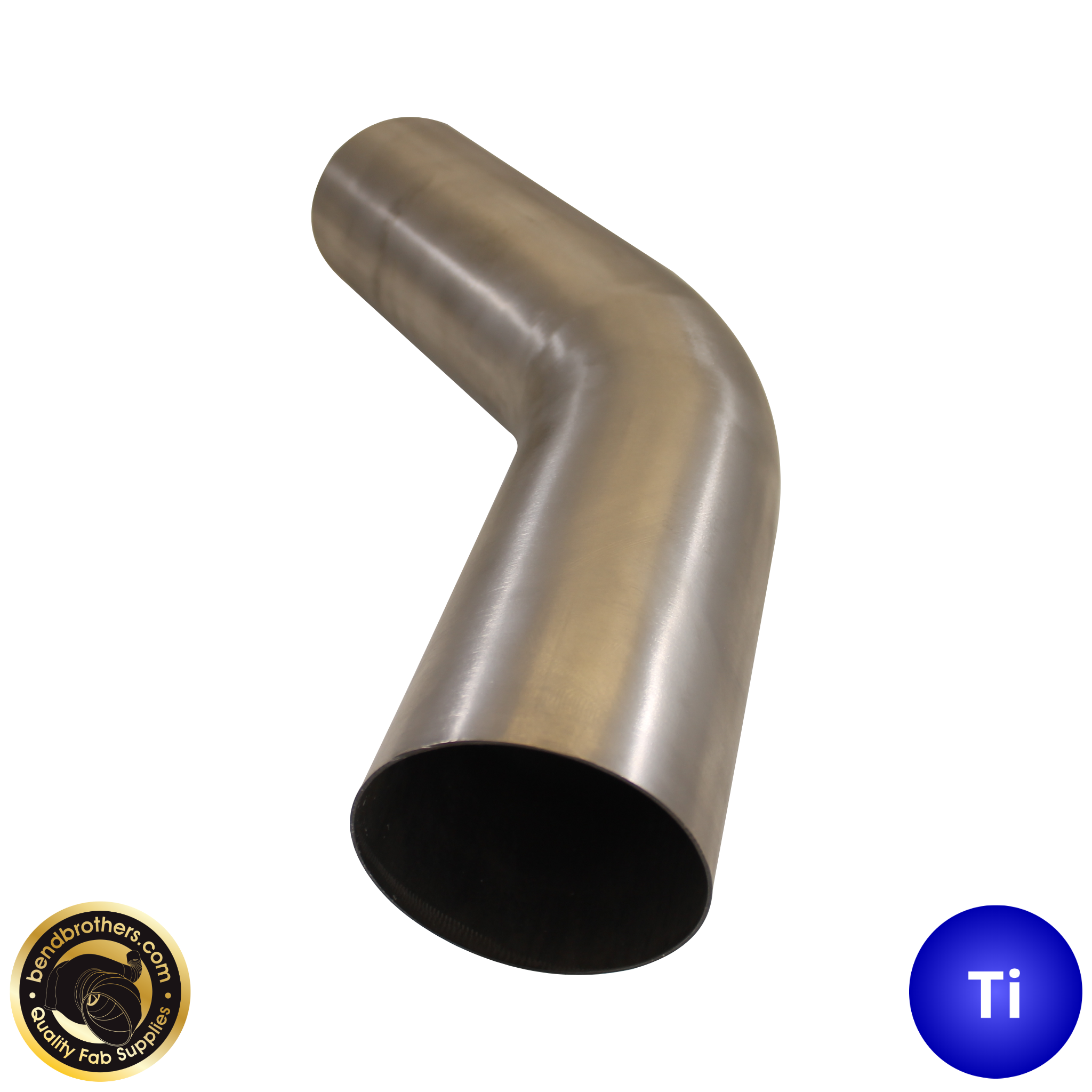 3.5" (89mm) Titanium 45° Mandrel Bend 150mm Leg - 1.5D Radius - 1.2mm ...