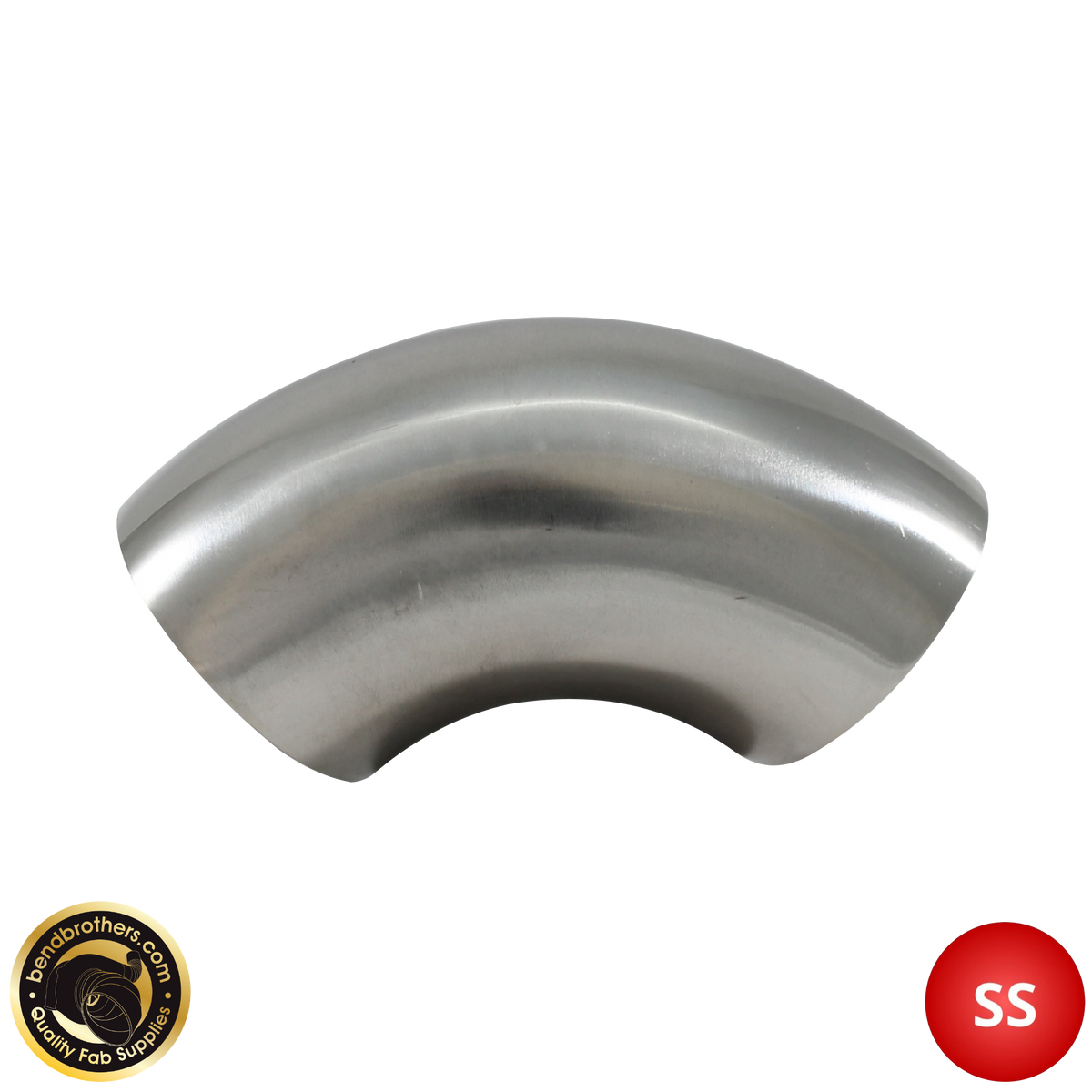 4" (101mm) 304 Stainless Steel 90° Elbow | 1.2D Radius – Bend Brothers