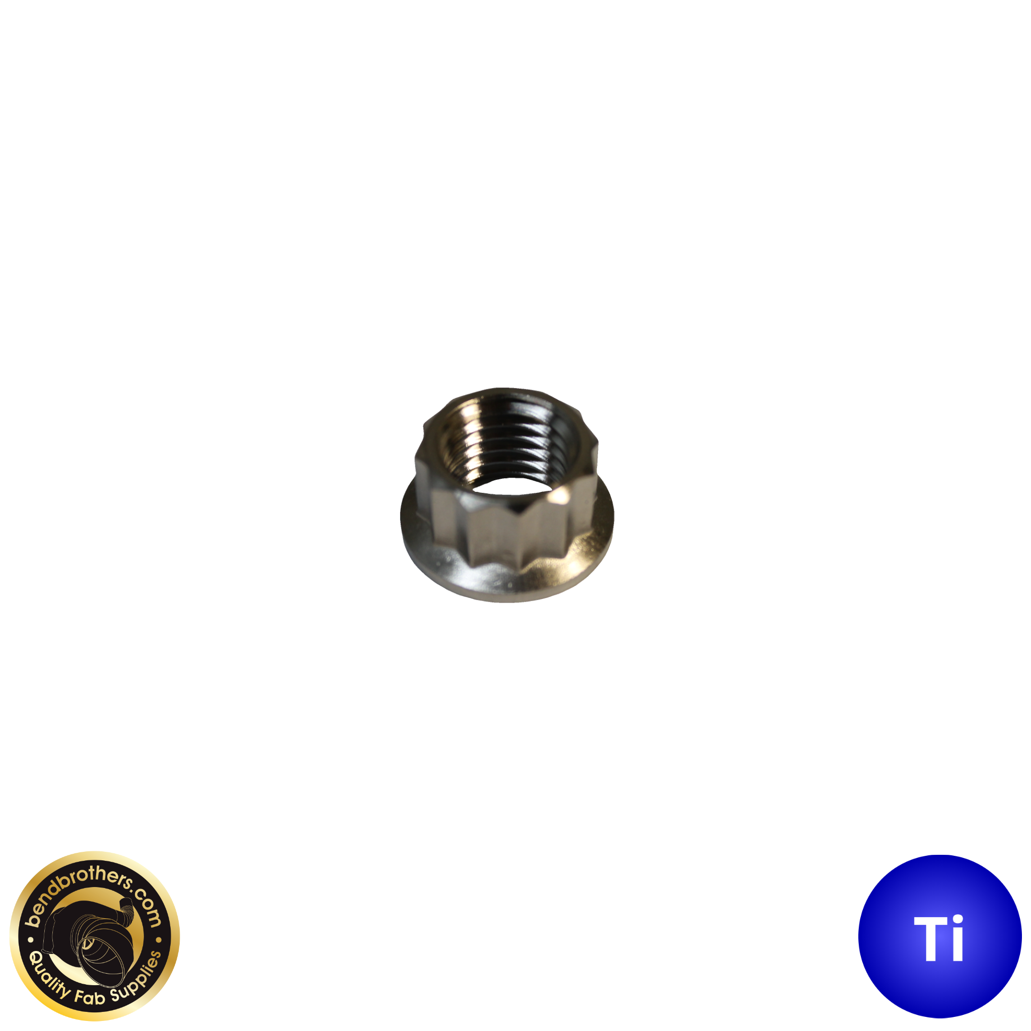 Titanium Flanged 12 Point Nut M12x1.25 – Bend Brothers