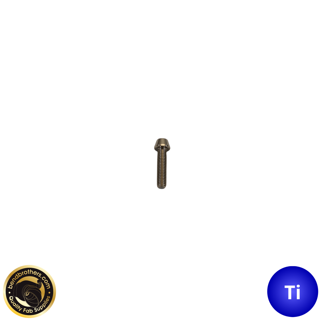 Titanium Tapered Socket Head Bolt M5x0.8 - 25mm Length – Bend Brothers