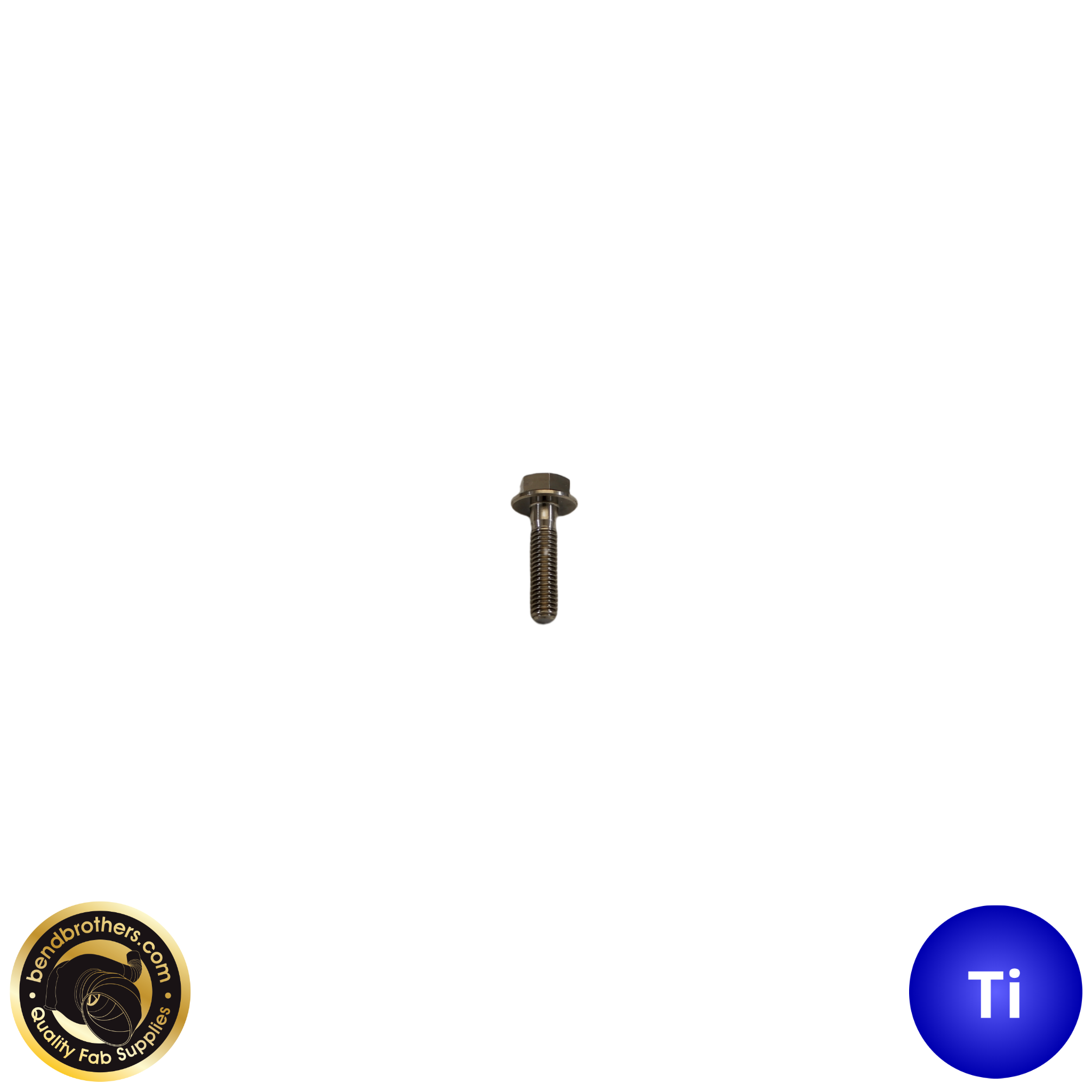 Titanium Flanged Hex Head Bolt M6x1.0 - 25mm Length – Bend Brothers